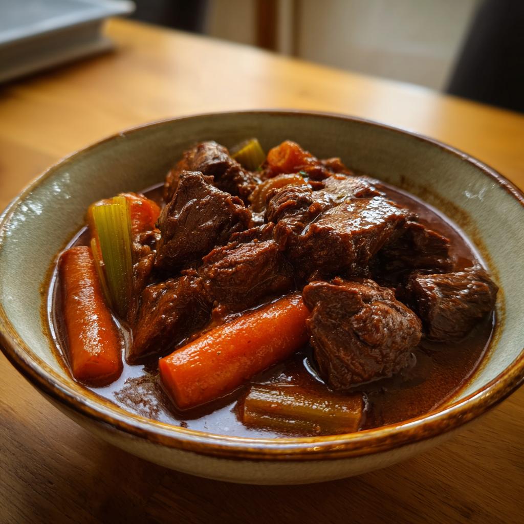 French-Style Beef Stew with Red Wine: Melt-in-Your-Mouth in 2 Hours ...