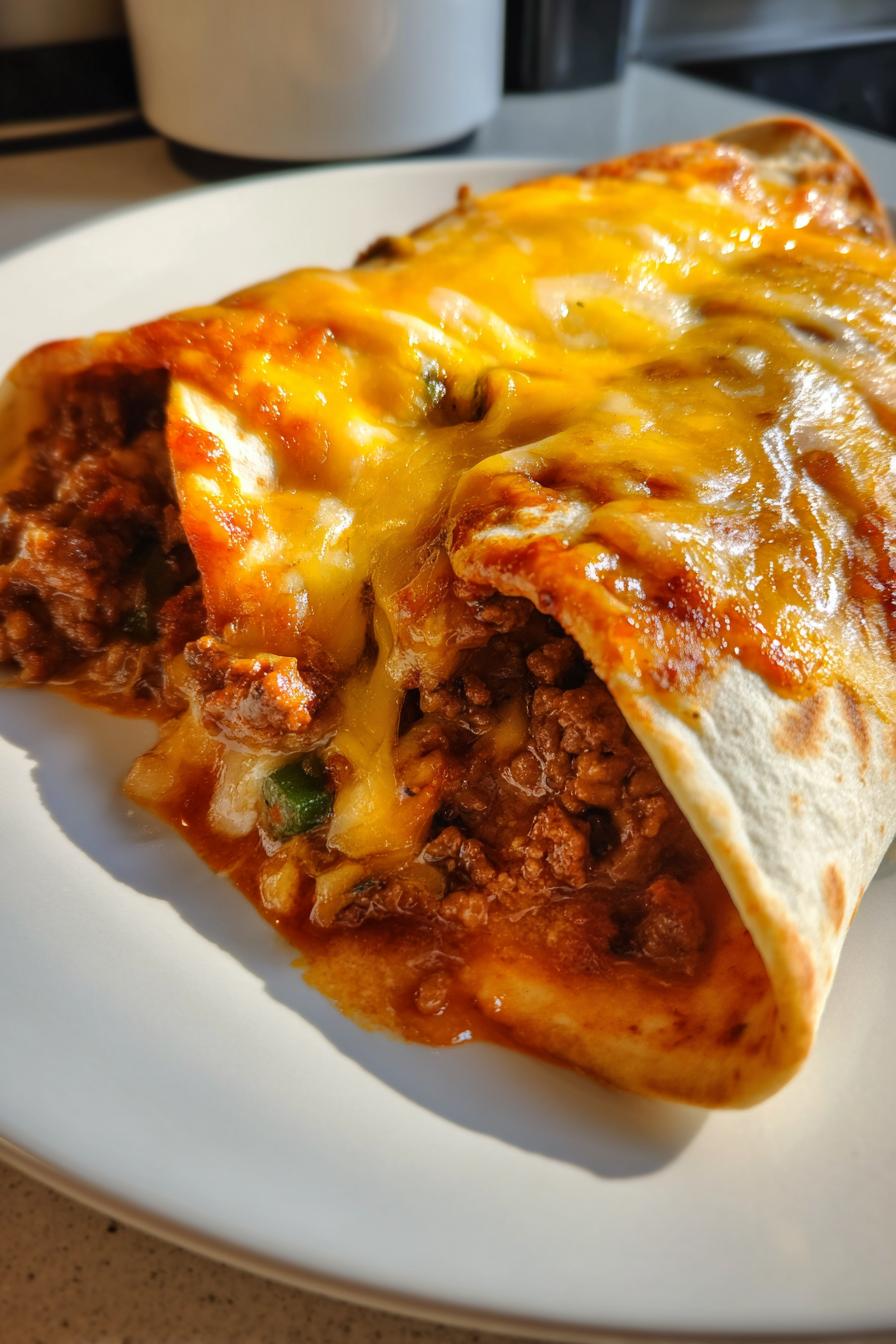 35-Minute Easy Cheesy Ground Beef Enchiladas Your Family Will Devour ...